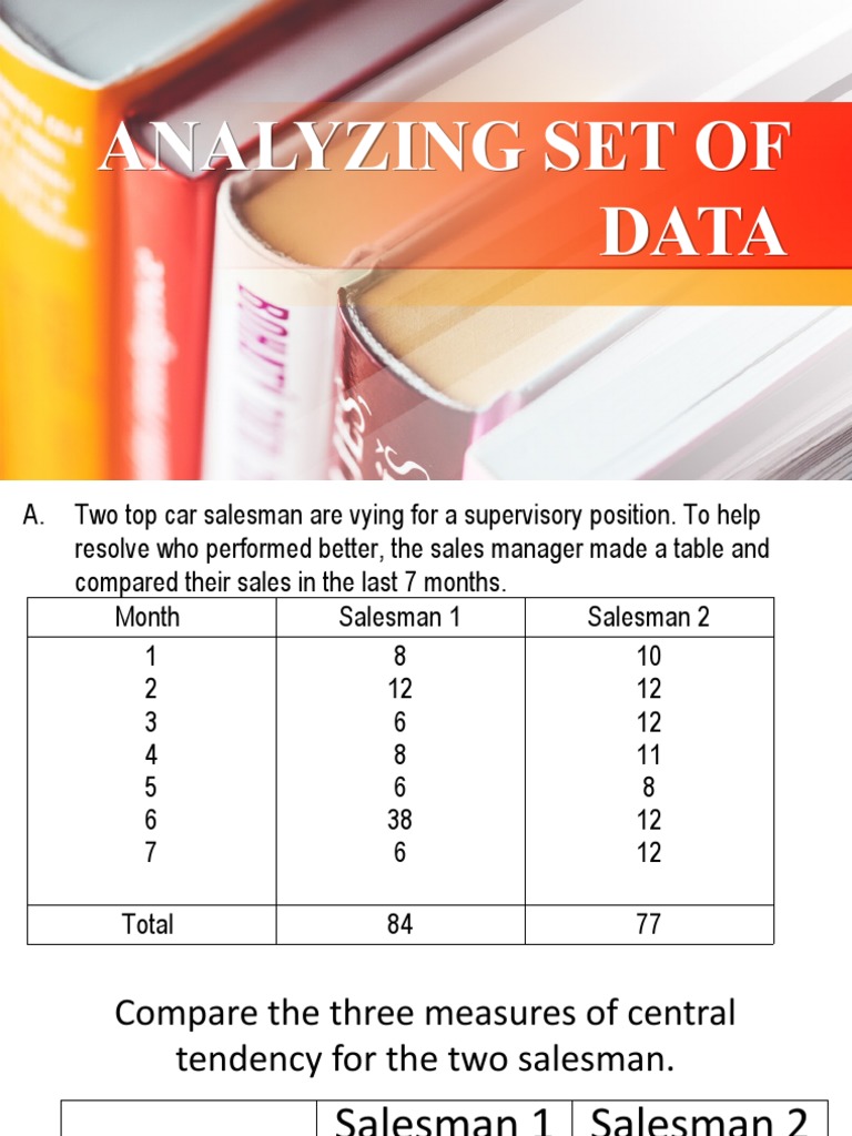 Analyzing Set of Data | PDF