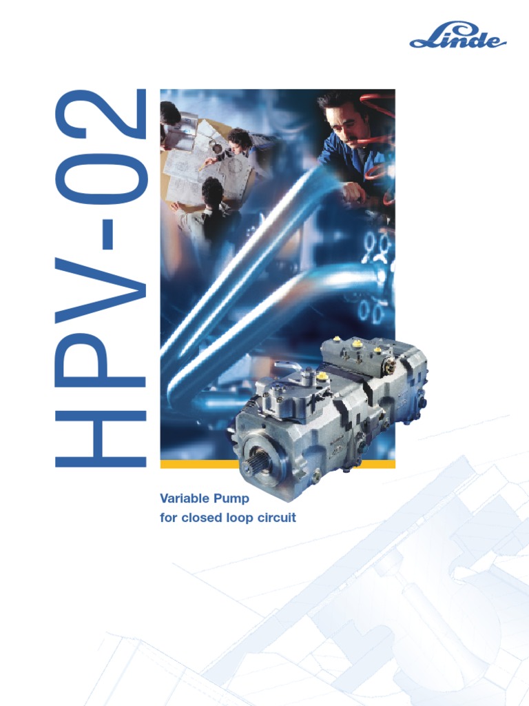 Linde (HPV 02) Variable Pump For Closed Loop Circuit | PDF | Pump ...