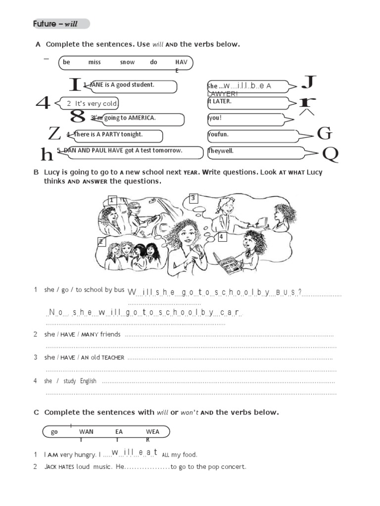 Practice Ii - Future Will | PDF