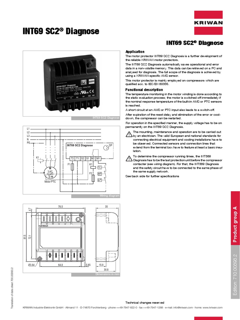 INT69 SC2 Diagnose | PDF | Relay | Physical Quantities