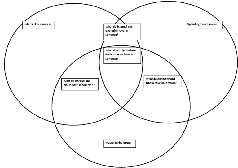Business Environments Venn Diagram | PDF