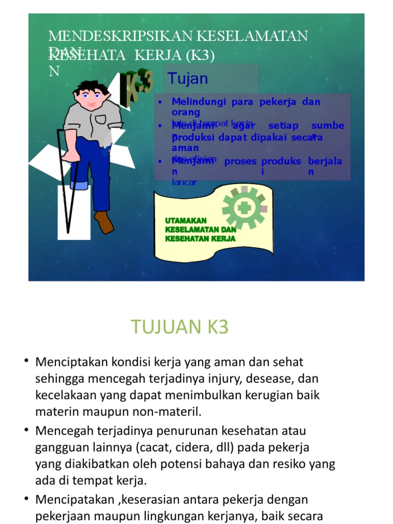 Tujuan K3 | PDF | Teknologi & Rekayasa
