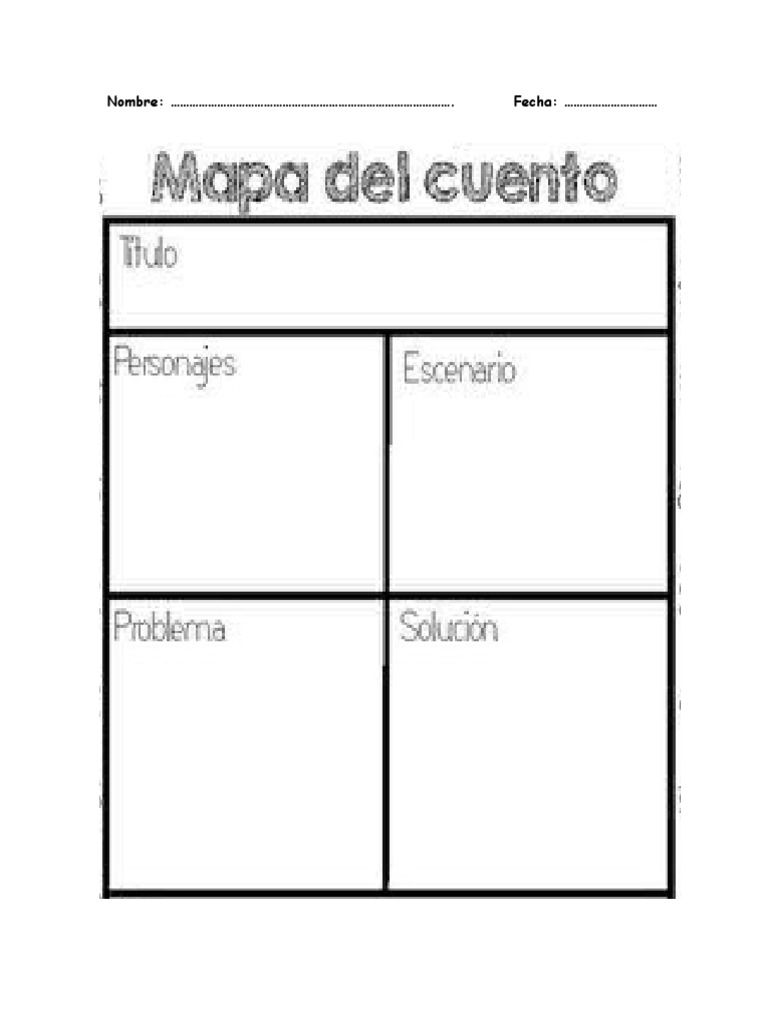 Mapa Del Cuento 1 | PDF