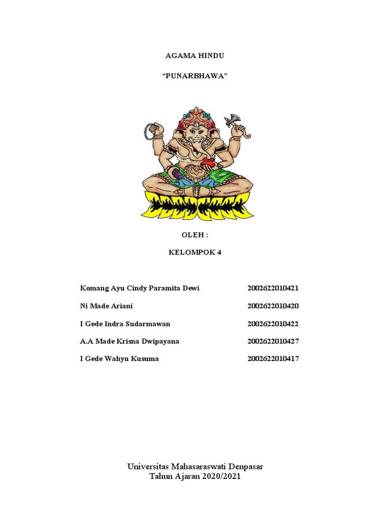 Pemahaman Punarbhawa dalam Hindu | PDF