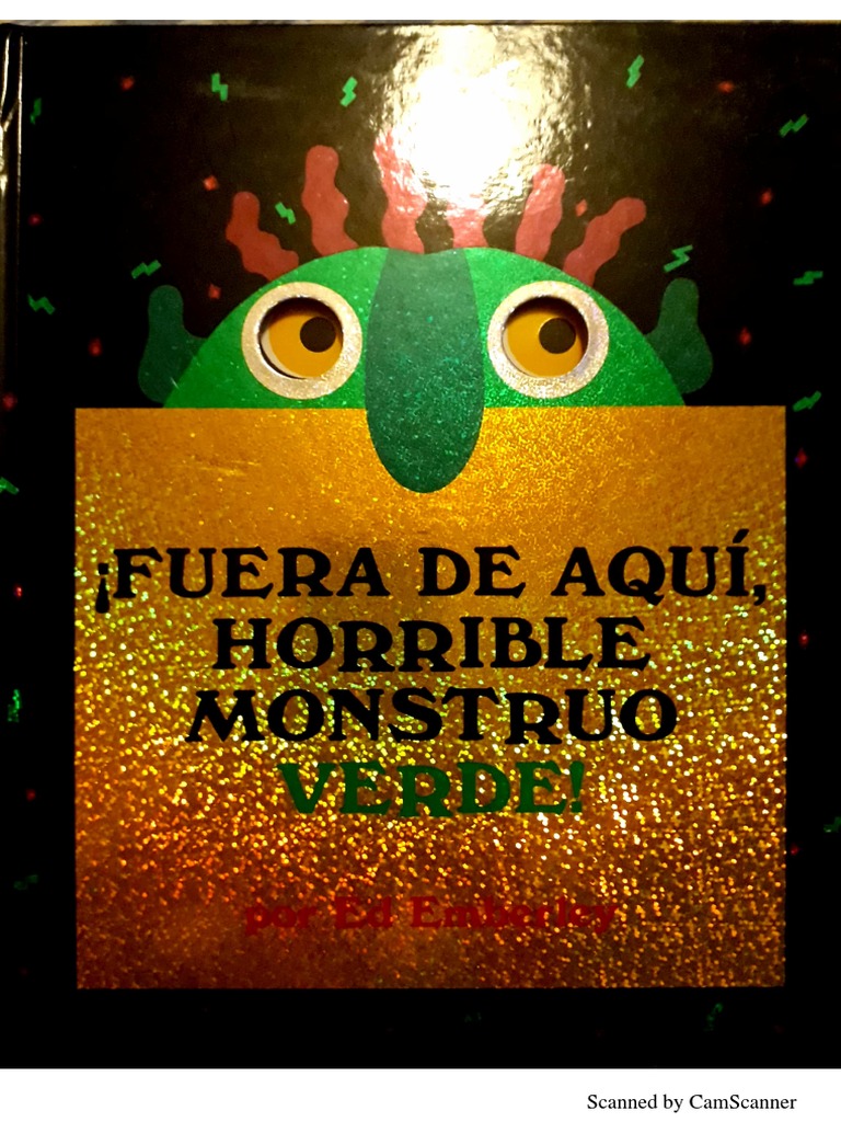 Cuento Fuera de Aqui Horrible Monstruo Verde | PDF