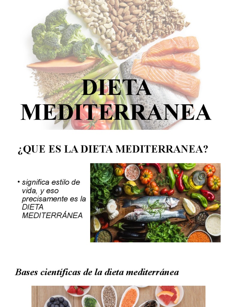 Beneficios y Características de la Dieta Mediterránea | PDF | Salud y ...