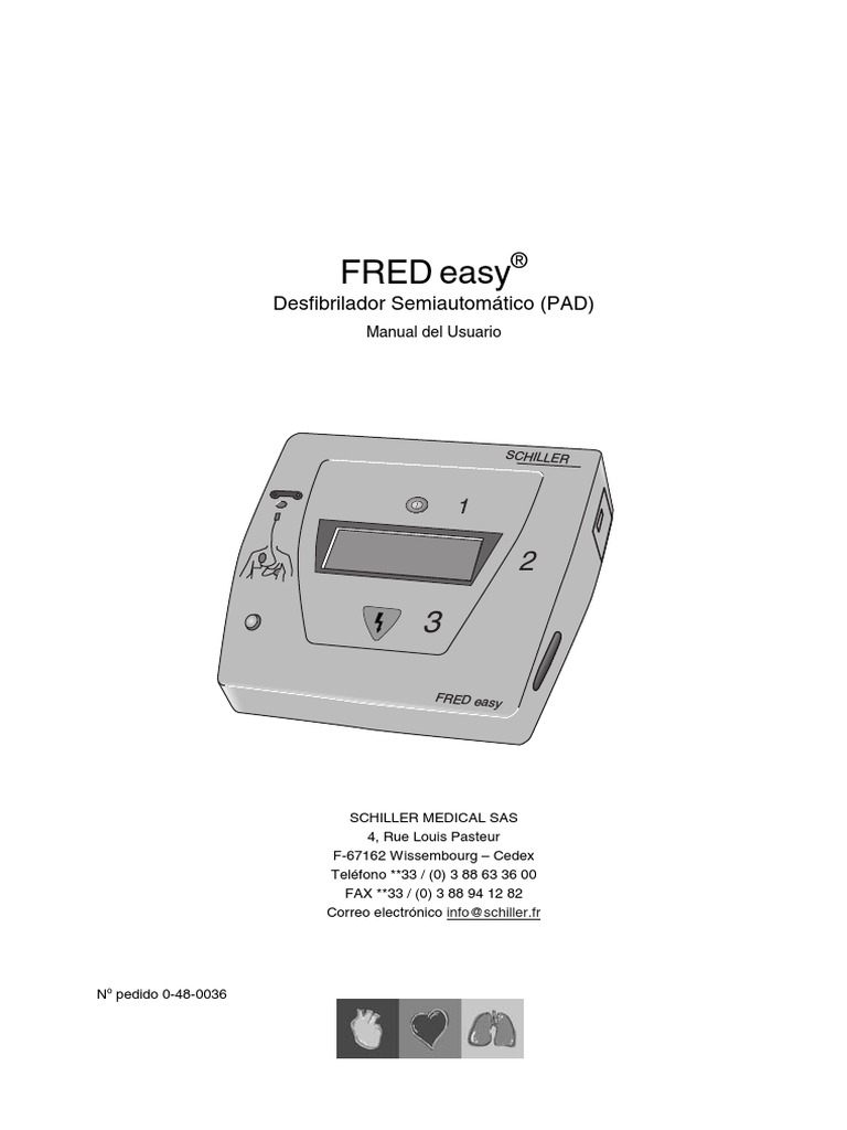 FRED EASY Manual de Usuario ESP | PDF | Reanimación cardiopulmonar ...