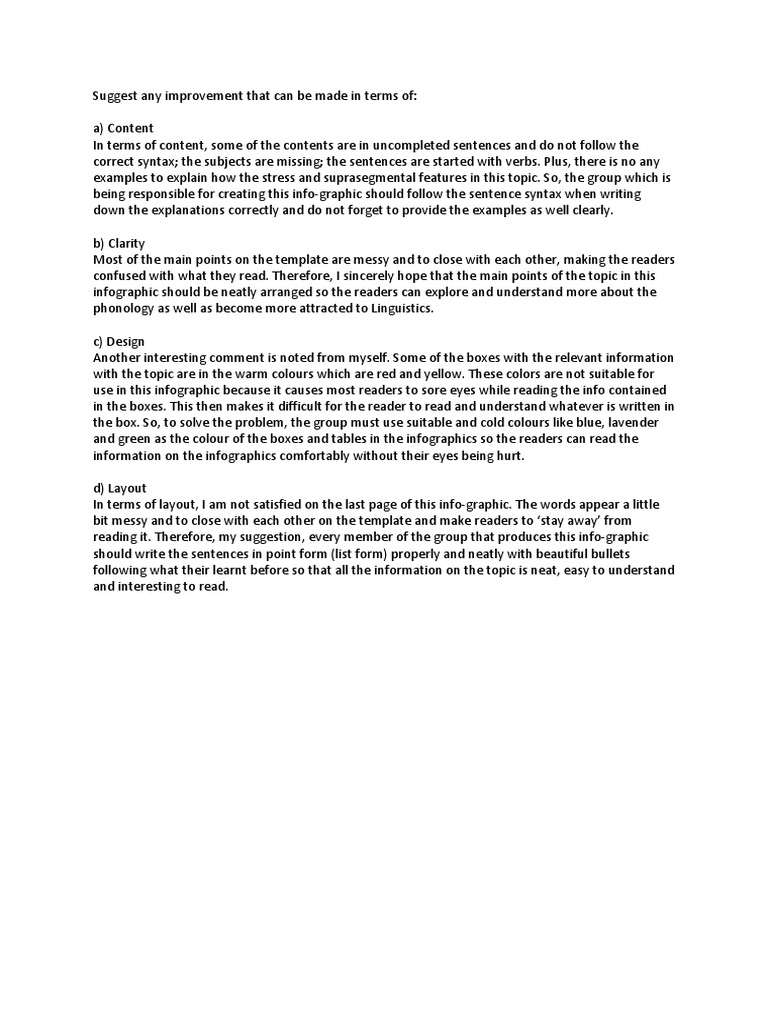 How To Analyse Infographic (Example) | PDF