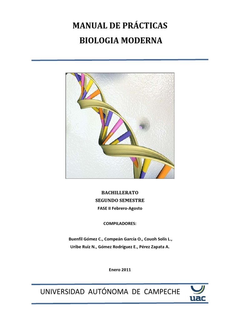 Manual de Biología Moderna | PDF | Mitosis | Dominancia (Genética)