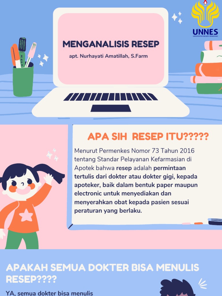 PPG 2 - MEDIA AJAR Resep Dan Salinan Resep | PDF | Pengembangan Diri ...