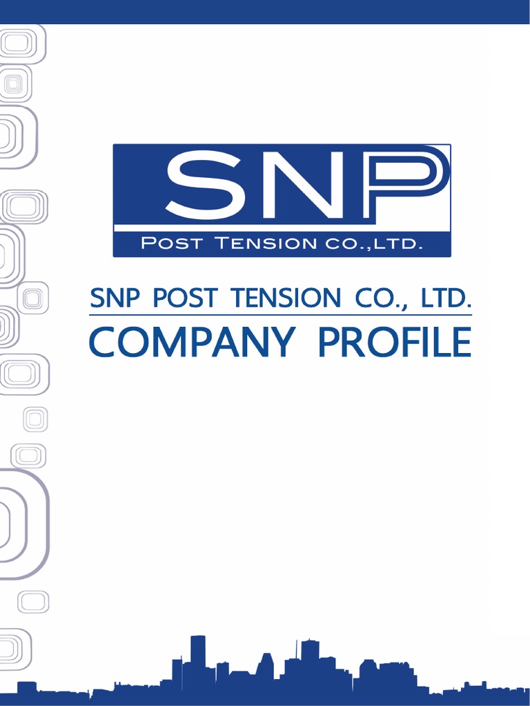 Company SNP (Eng) - Color - 1-6-61 | Download Free PDF | Prestressed ...