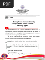 Solving Routine & Non-Routine Problems Involving Multiplication | PDF ...