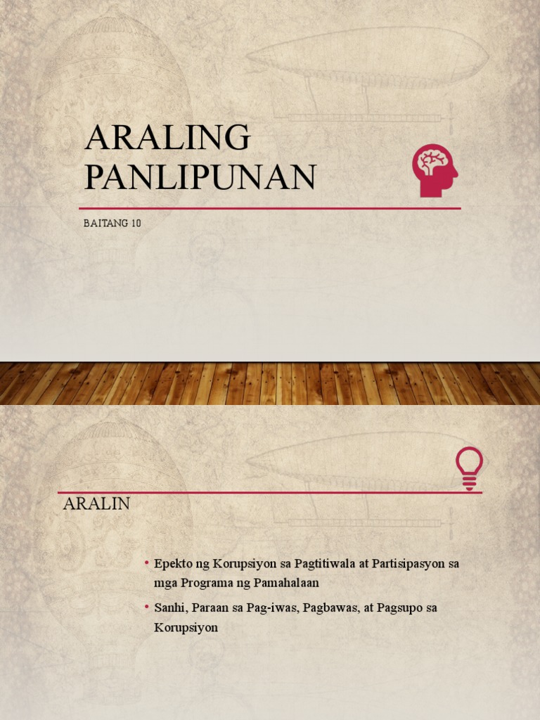 Aralin 29-Epekto NG Korupsiyon Sa Mamamayan Sanhi at Paraan NG Pagsugpo ...
