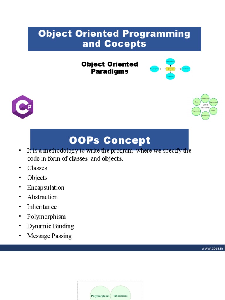 OOPS Conepts - C# | Download Free PDF | Inheritance (Object Oriented Programming) | Method ...