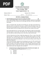 CBSE Class 3 Moral Science Question Paper SA 1 2010 - 2 | PDF