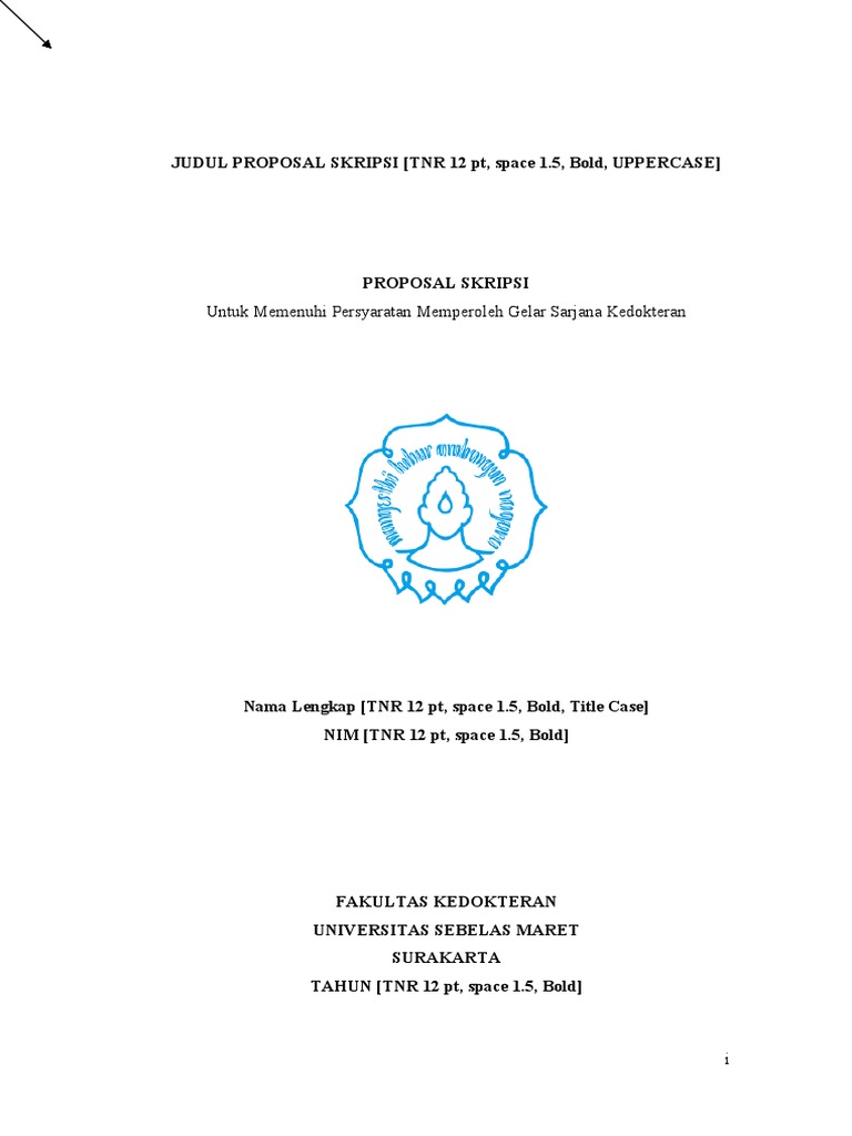 Template Proposal Penelitian Skripsi-2021 | PDF