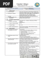 Detailed Lesson Plan in Mathematics Addition of Whole Numbers | PDF ...