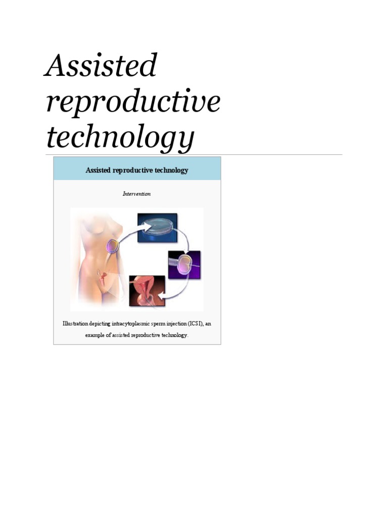 Assisted Reproductive Technology | PDF | In Vitro Fertilisation ...