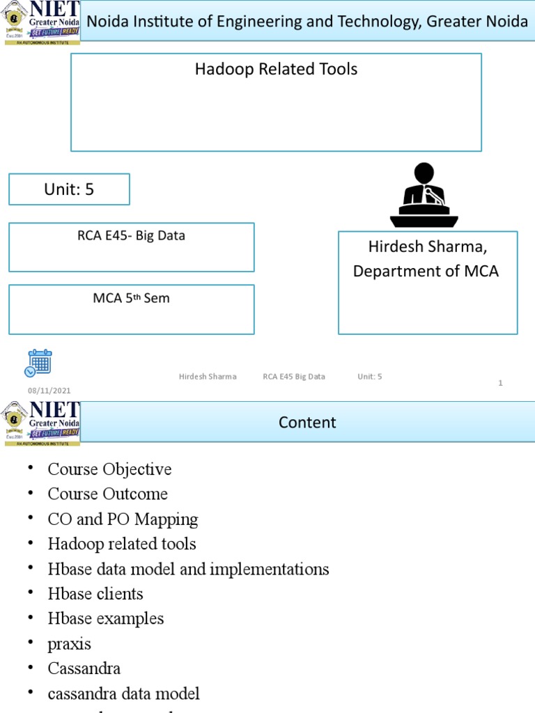 Unit5 BD | PDF | Apache Hadoop | Map Reduce