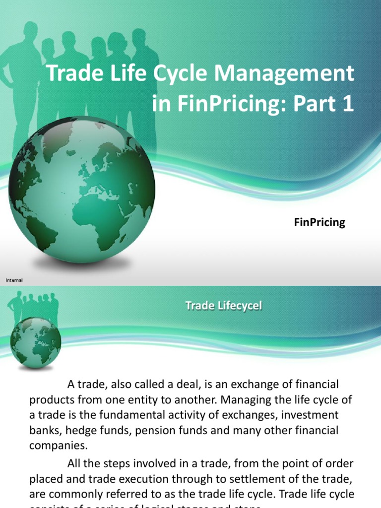 Trade Lifecycle 1 | PDF | Investing | Computer File