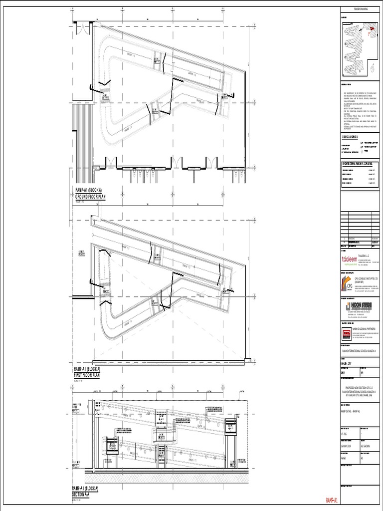 TENDER DRAWING RAMP A1 LAND KEY GENERAL NOTES | PDF | United Arab ...