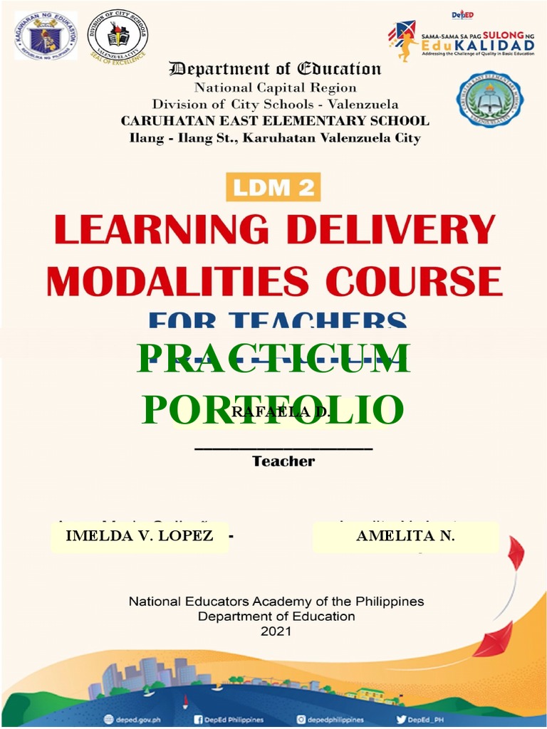 Practicum Portfolio: Rafaela D. Villanueva | PDF | Learning | Educational Technology