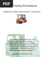Forklift Hand Signals English | PDF