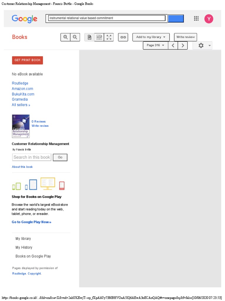 Customer Relationship Management - Francis Buttle - Google Books | PDF