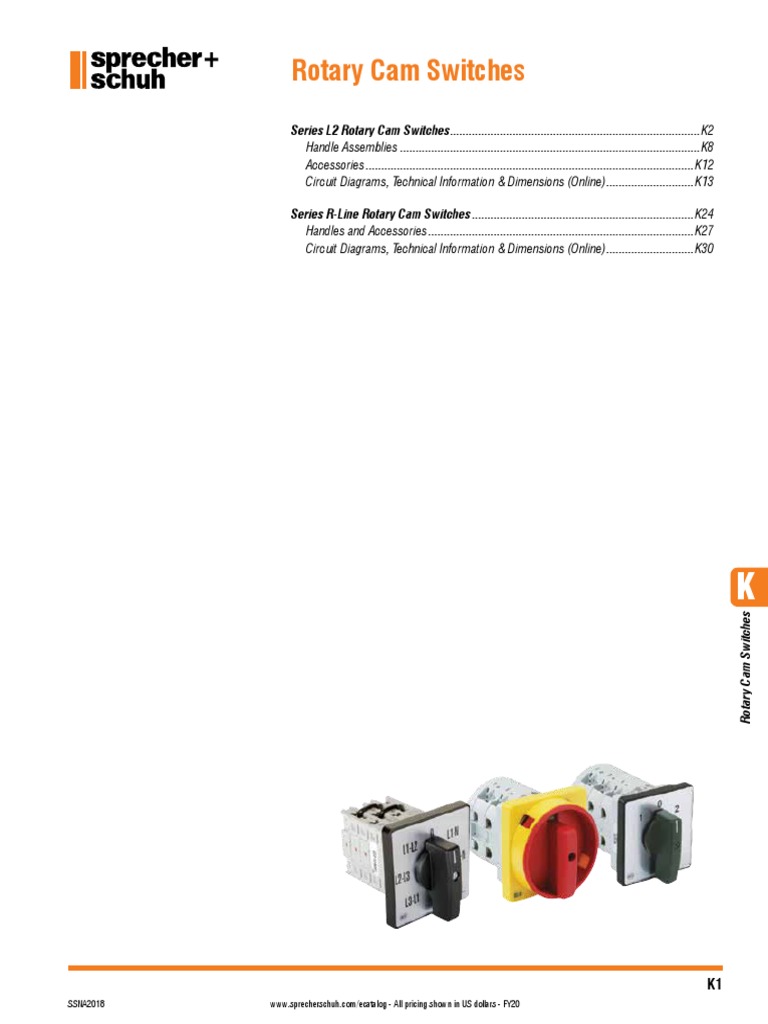 Section K | PDF | Switch | Electrical Components