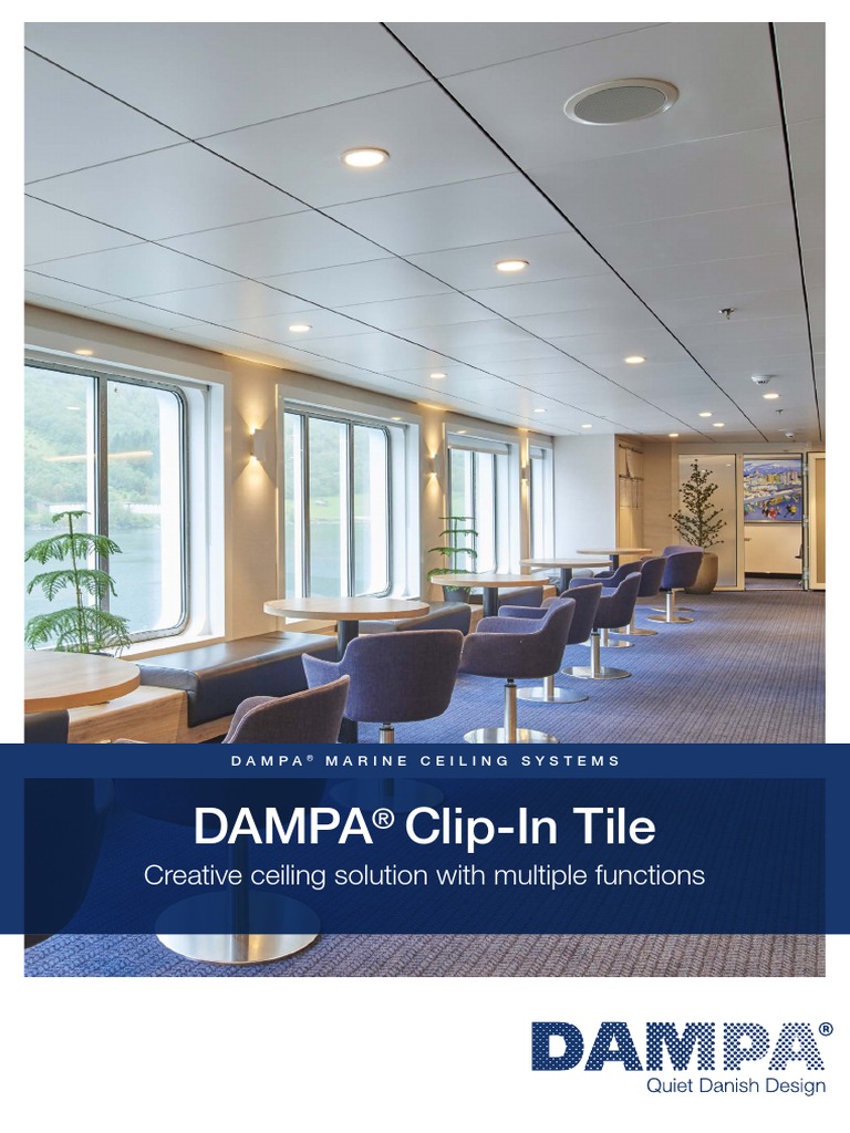Dampa Clip-In Tile: Creative Ceiling Solution With Multiple Functions ...