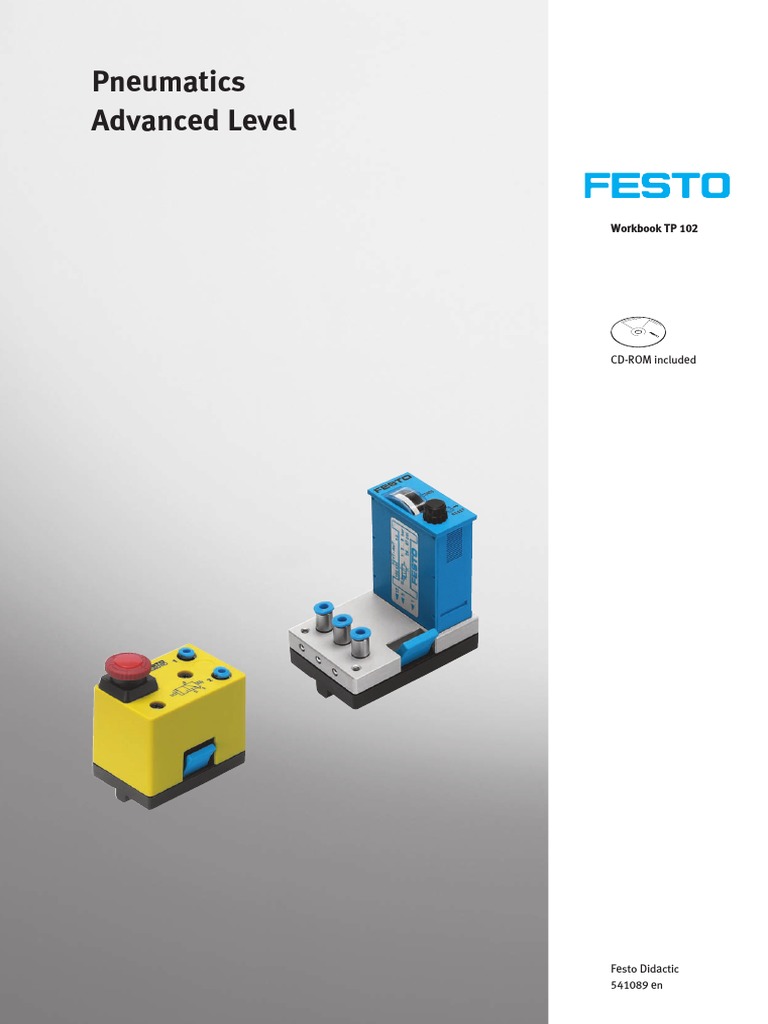 Pneumatics Advanced Level: Workbook TP 102 | PDF | Valve | Actuator