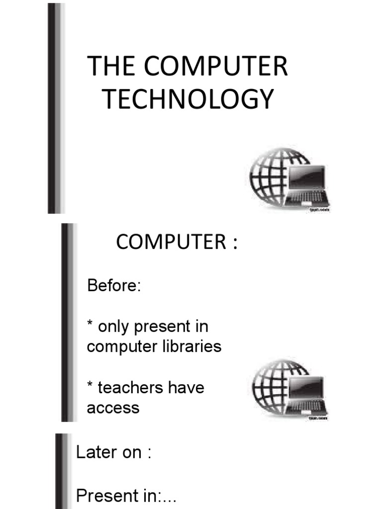 Computer Technology | PDF | Information | Microsoft Power Point