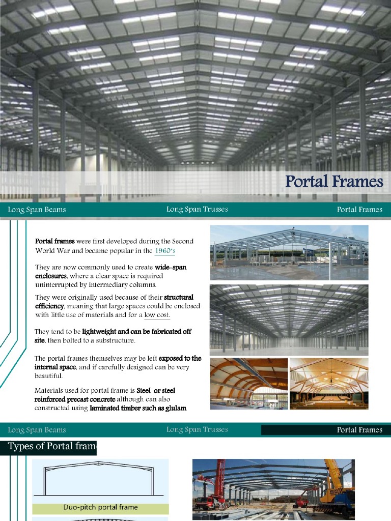 Portal Frames | PDF