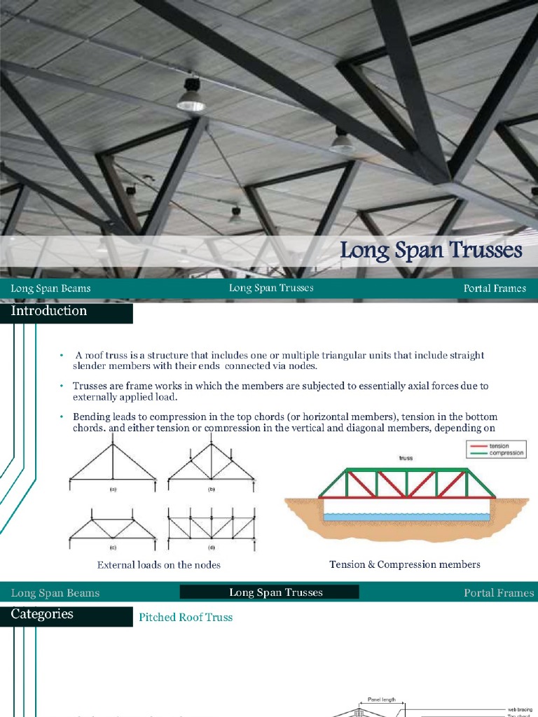 Long Span Trusses | PDF