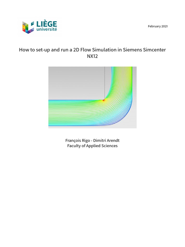 How To Set-Up and Run A 2D Flow Simulation in Siemens Simcenter NX12 ...