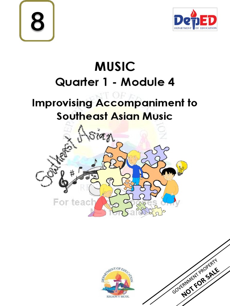 MUSIC 8 QUARTER 1 Improvising Accompaniment To Southeast Asian Music M4 ...