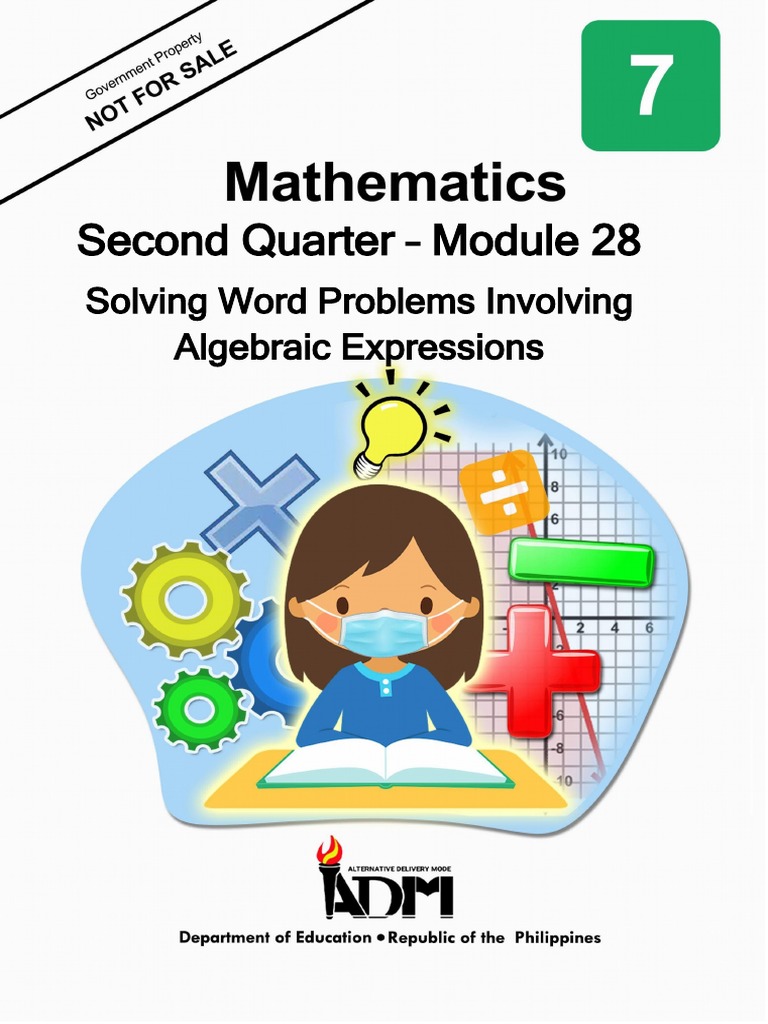 Solving Problems Involving Algebraic Expressions | PDF | Equations ...