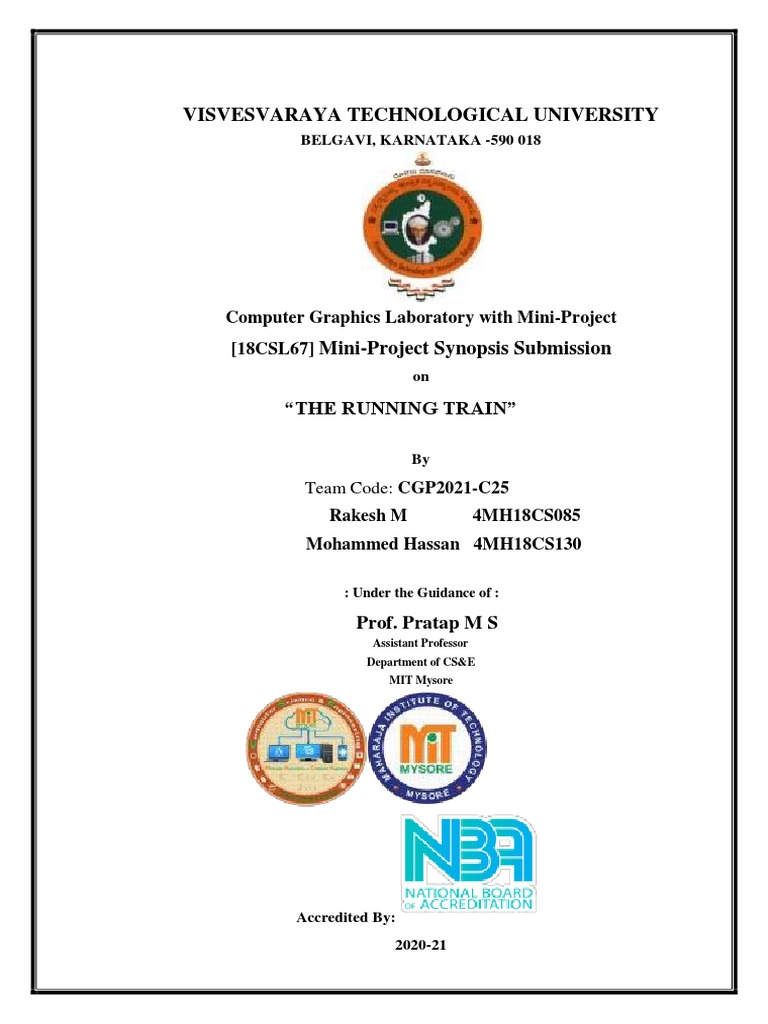 Visvesvaraya Technological University: Computer Graphics Laboratory ...