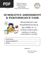 Performance Task Esp 9 | PDF