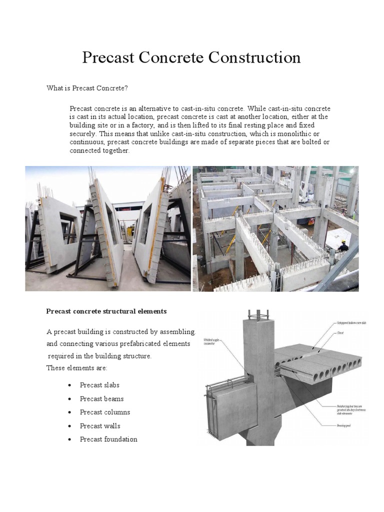 Precast Concrete | PDF