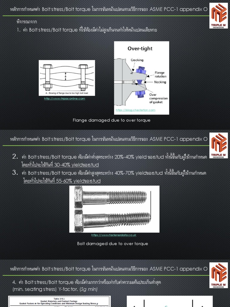 Bolt Torque Follow ASME PCC1 | PDF