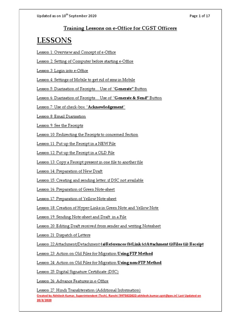 27 - Hands On Lessons On e Office | PDF | Mobile App | File Transfer ...