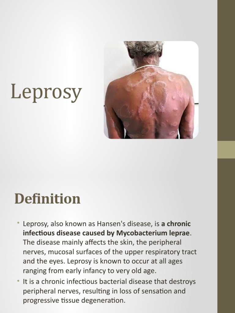 Leprosy | PDF | Leprosy | Transmission (Medicine)