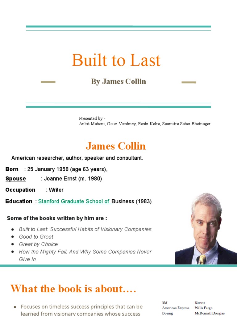 Built To Last | PDF