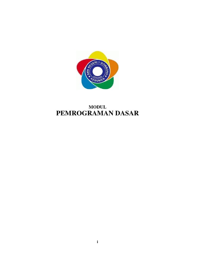 Modul Pemrograman Dasar | PDF