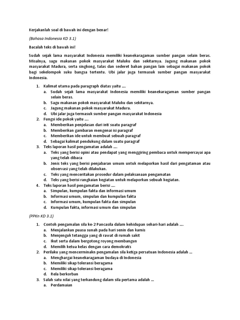 Tema 1 Subtema 1 | PDF | Seni & Disiplin Bahasa | Kajian Bahasa Asing