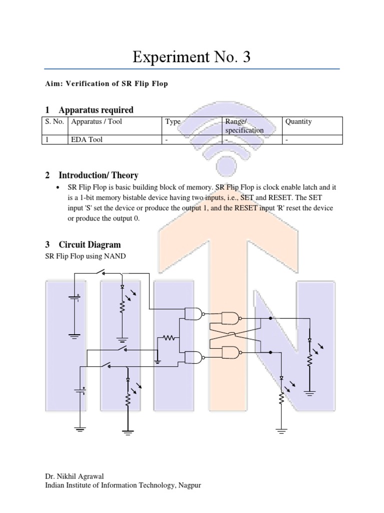 DE Experiment Number 3 | PDF | Logic Gate | Information And ...