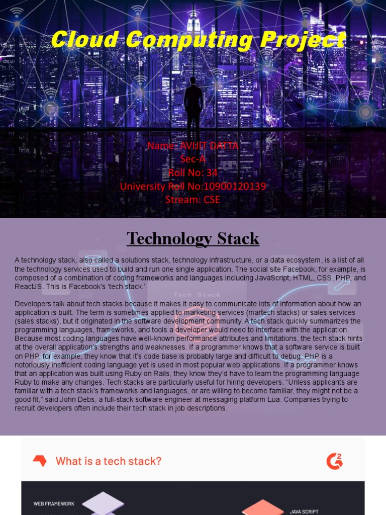 Cloud Computing Project: Name: Avijit Datta Sec-A Roll No: 34 ...
