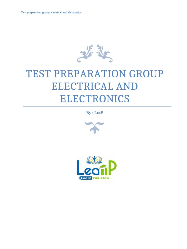 Electrical and Electronics Test Prep Guide | PDF | Electrical ...