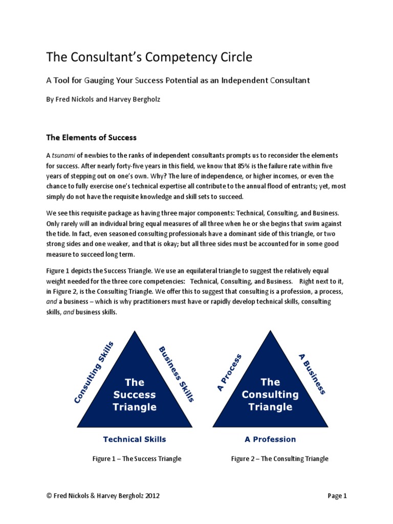 The Consulting Competency Circle | PDF | Competence (Human Resources ...